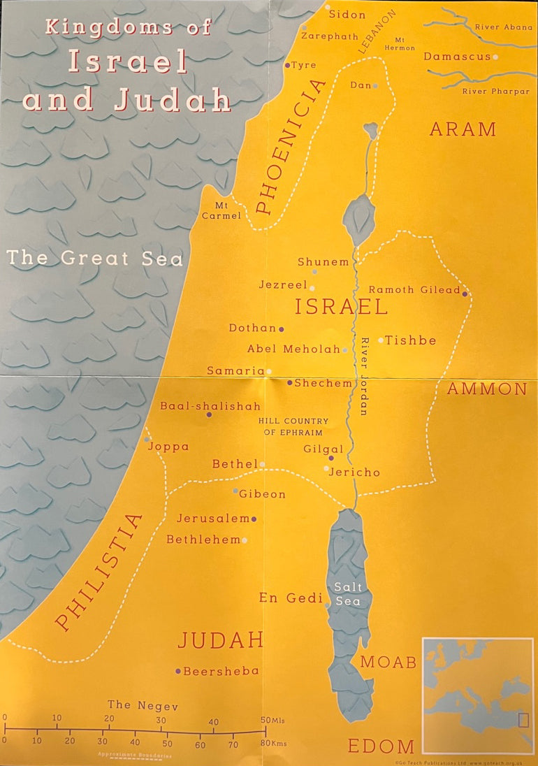 Map of Judah and Israel – Day One Trade